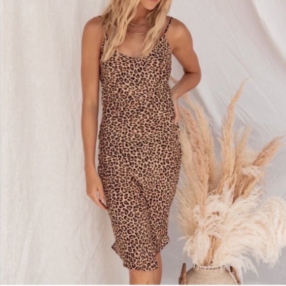 Audrey 3+1 | Dresses | Audrey 3 Cheetah Animal Print Leopard Print Midi ...
